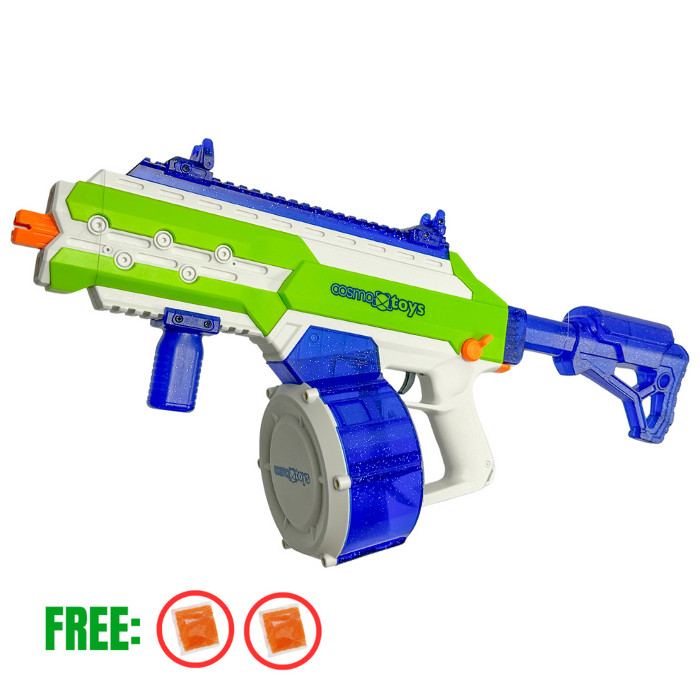 CosmoX Sirius Sci-Fi Rifle - Gel Blaster (Blue) – Custom Gel Blasters