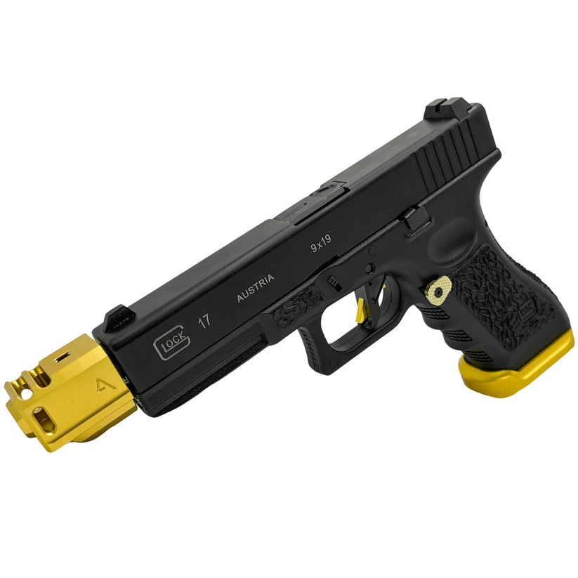 "G17 Gold Touch" Competition Custom Pistol - Gel Blaster (Metal ...