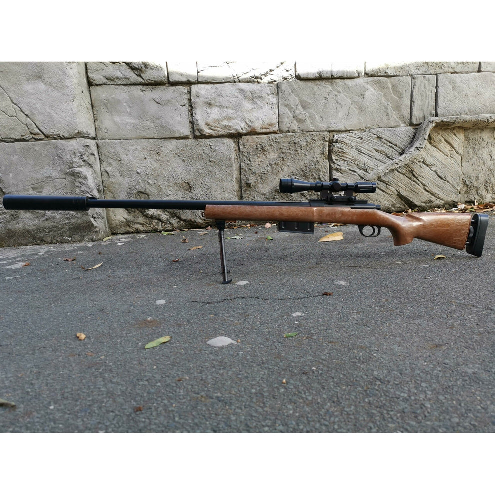 GJ M24 Bolt Action Sniper Rifle Gel Blaster Full Black – Custom Gel ...