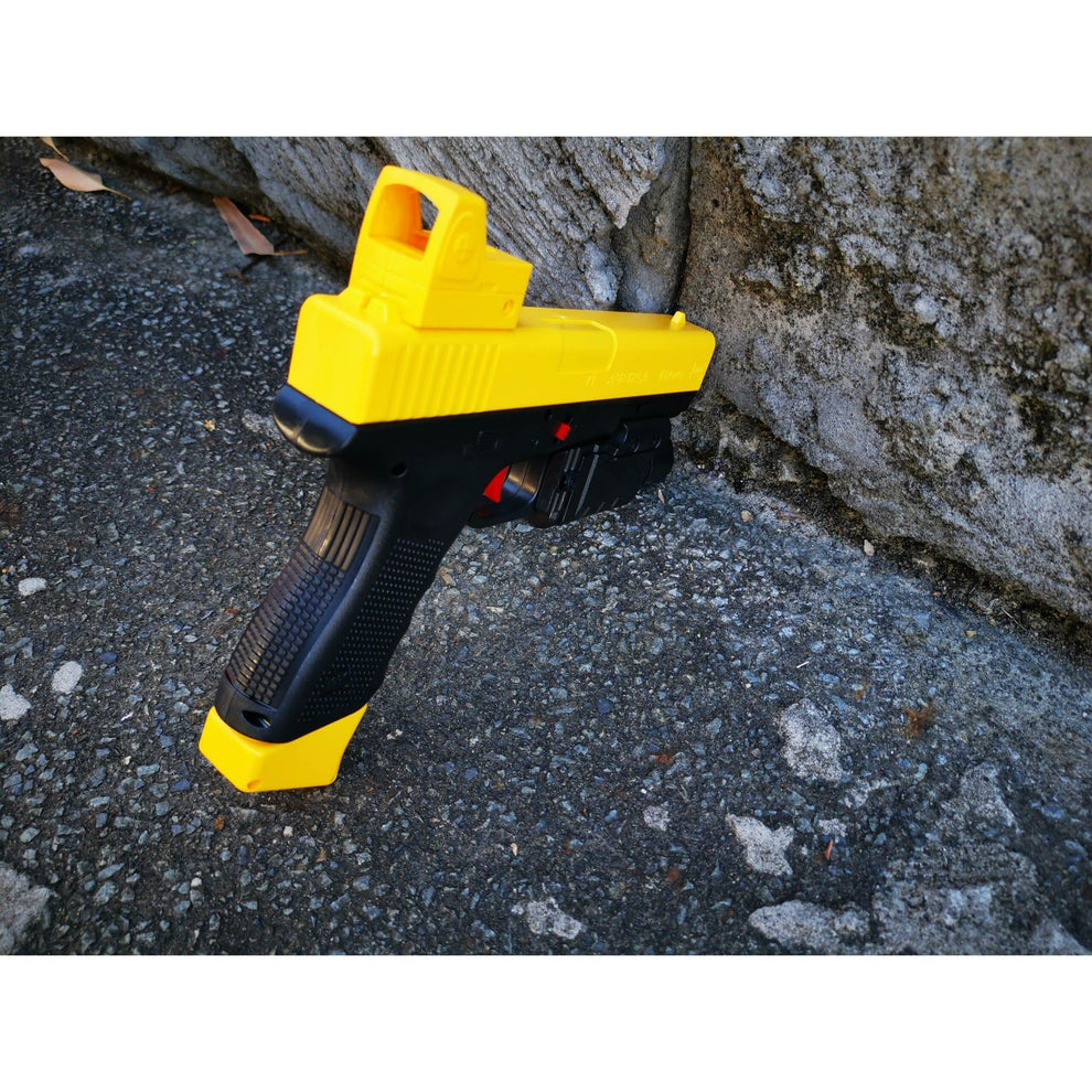 JINMING X2 GLOCK 18 Pistol Gel Blaster With Stick Mag And Drum Mag ...