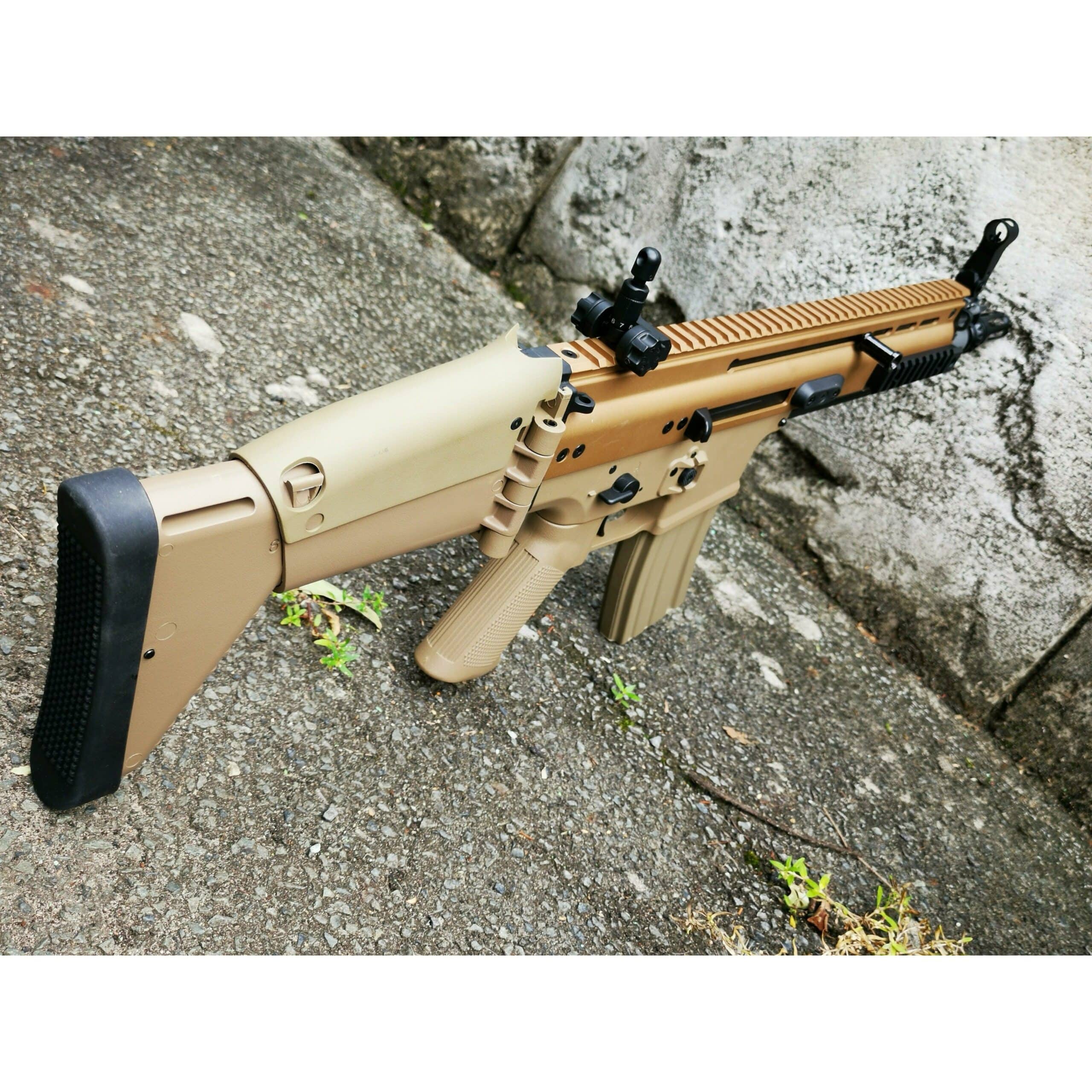 CYMA SCAR-L Metal Gel blaster AEG Tan – Custom Gel Blasters