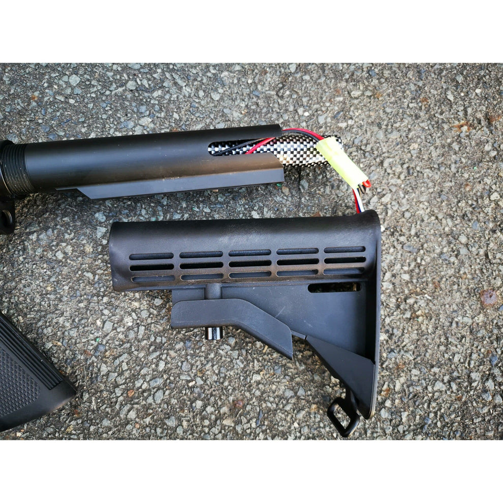 DOUBLE BELL M4 CASV Gel Blaster AEG Colour: black – Custom Gel Blasters