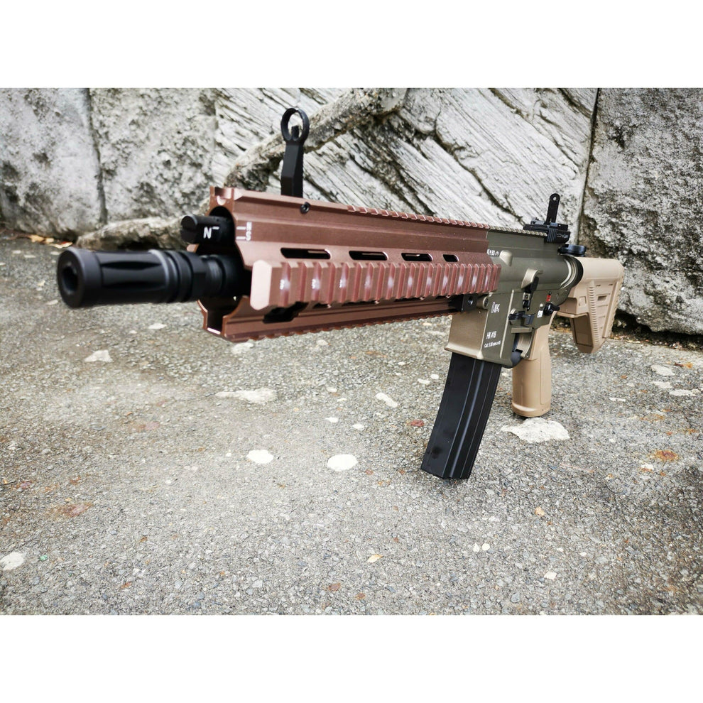 DOUBLE BELL HK416 A5 gel blaster AEG Colour: Tan – Custom Gel Blasters