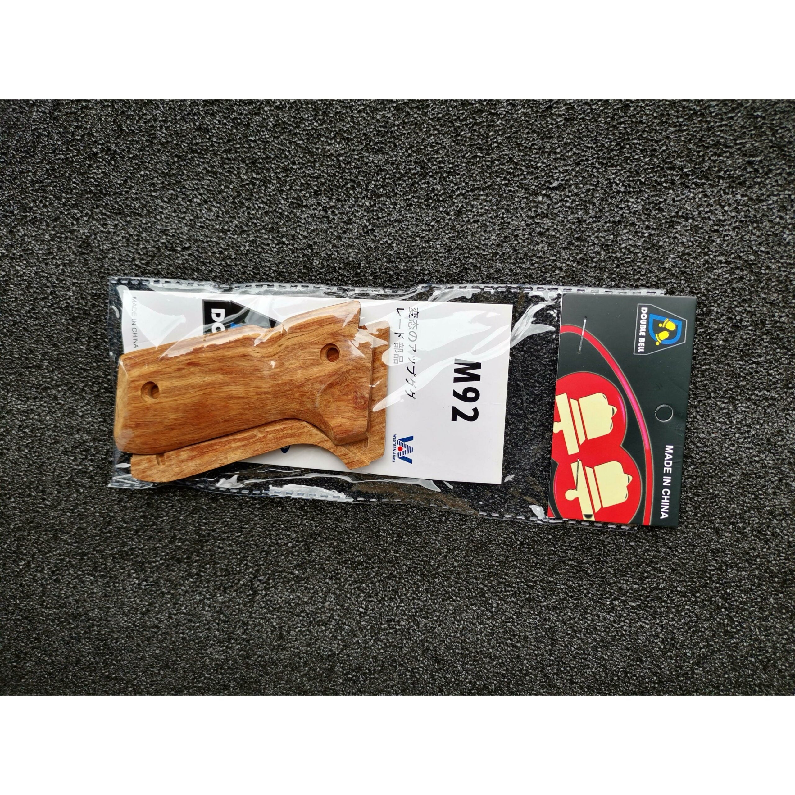 Double Bell M9 Gas Powered Gel Blaster Real Wood Pistol Grip Parts Set ...