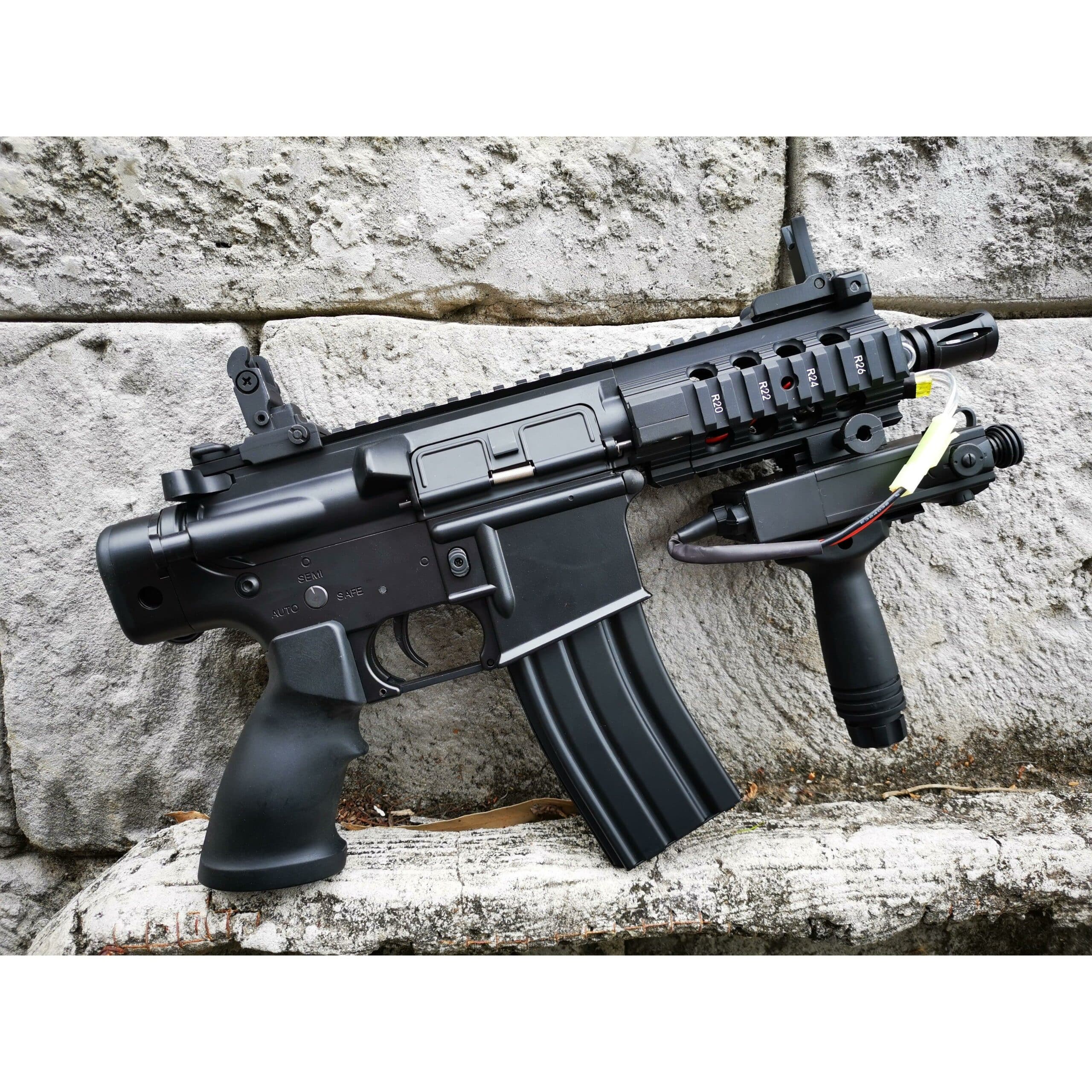 Golden Eagle FB6631 M4 CQB Pistol Gel Blaster Metal AEG Rifle – Custom ...