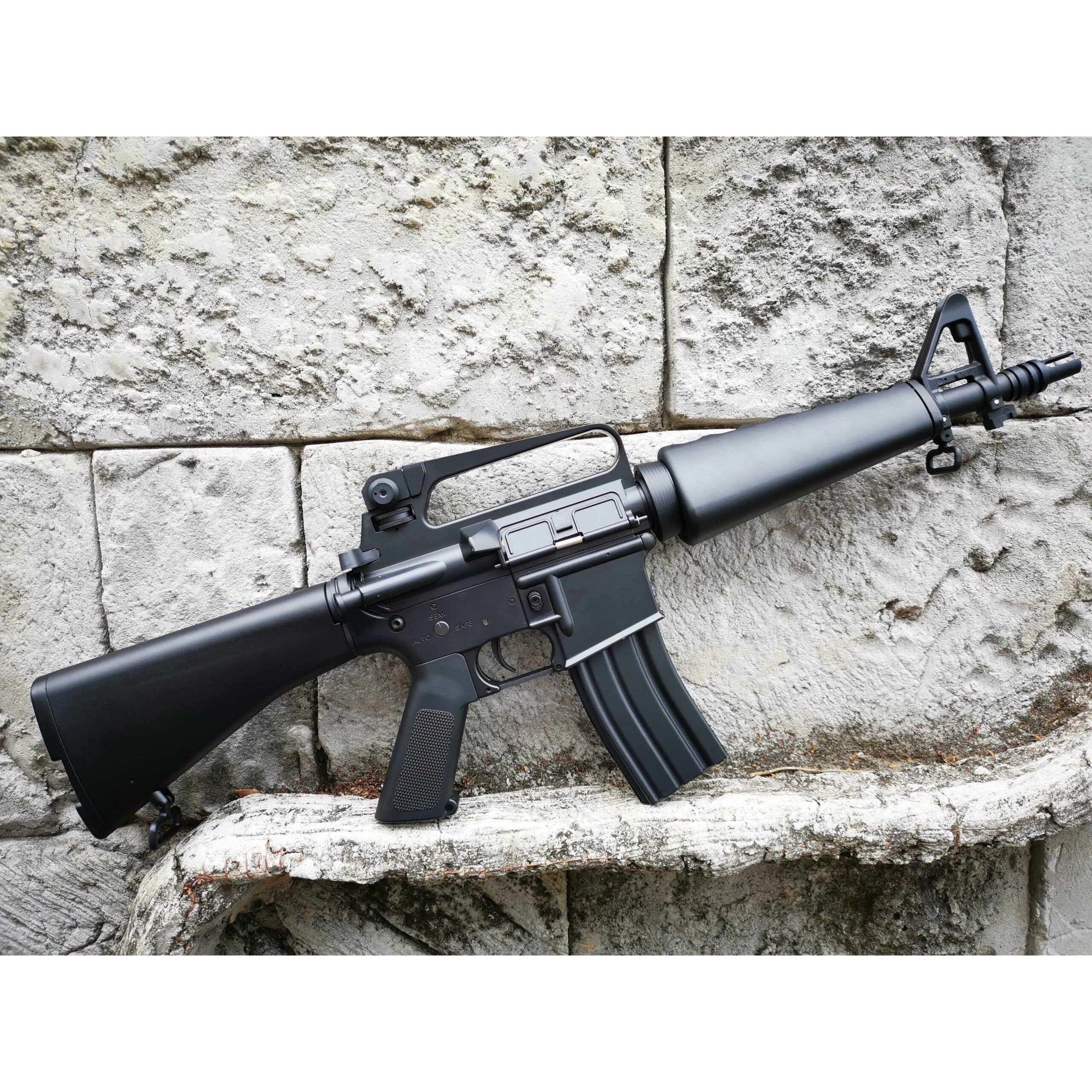 Golden Eagle FB6661 CAR-15 Mini M16 Gel Blaster Metal AEG Rifle ...