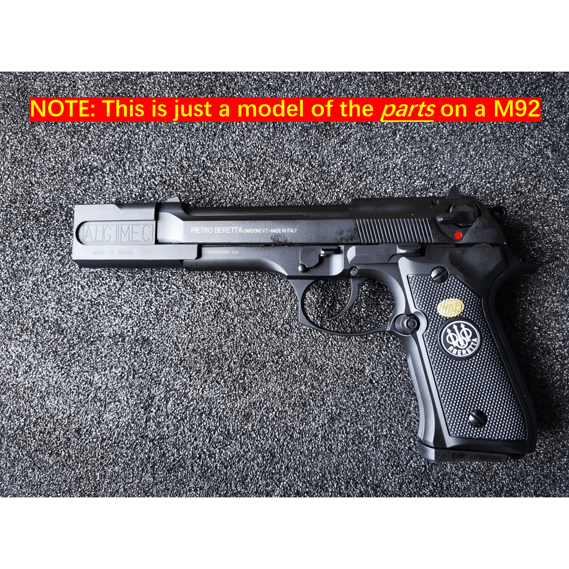 DOUBLE BELL Hitman Compensator for M9 Series Gel Blaster GBB Pistols ...