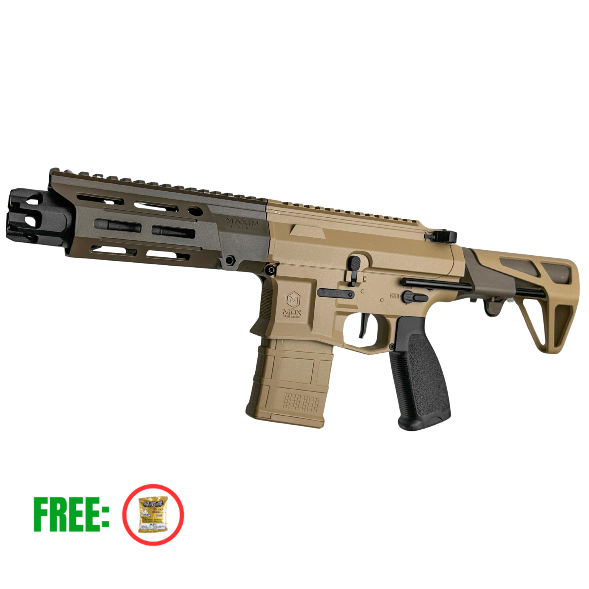 Maxim PDX Defence CQB Honey Badger - Gel Blaster - Tan – Custom Gel ...
