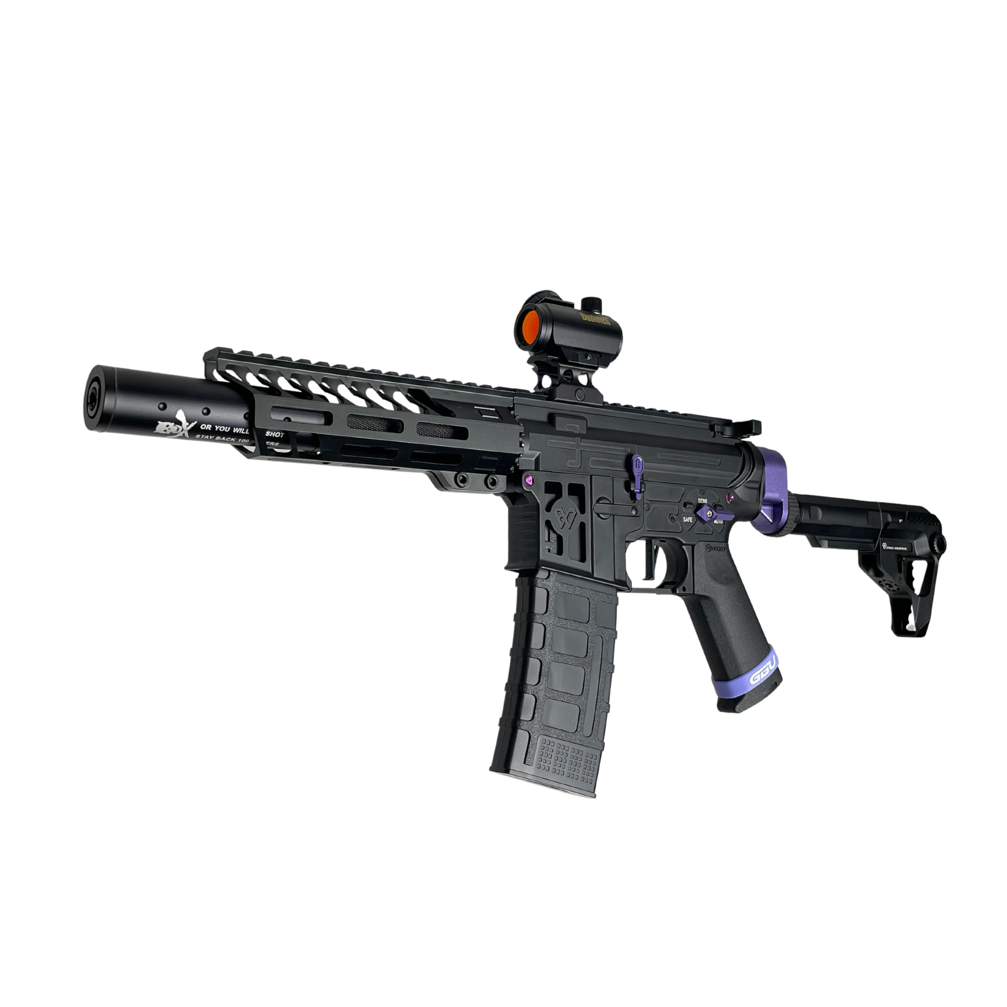 "Poison Ivy M4" Comp CGB Custom - Gel Blaster (Metal) – Custom Gel Blasters