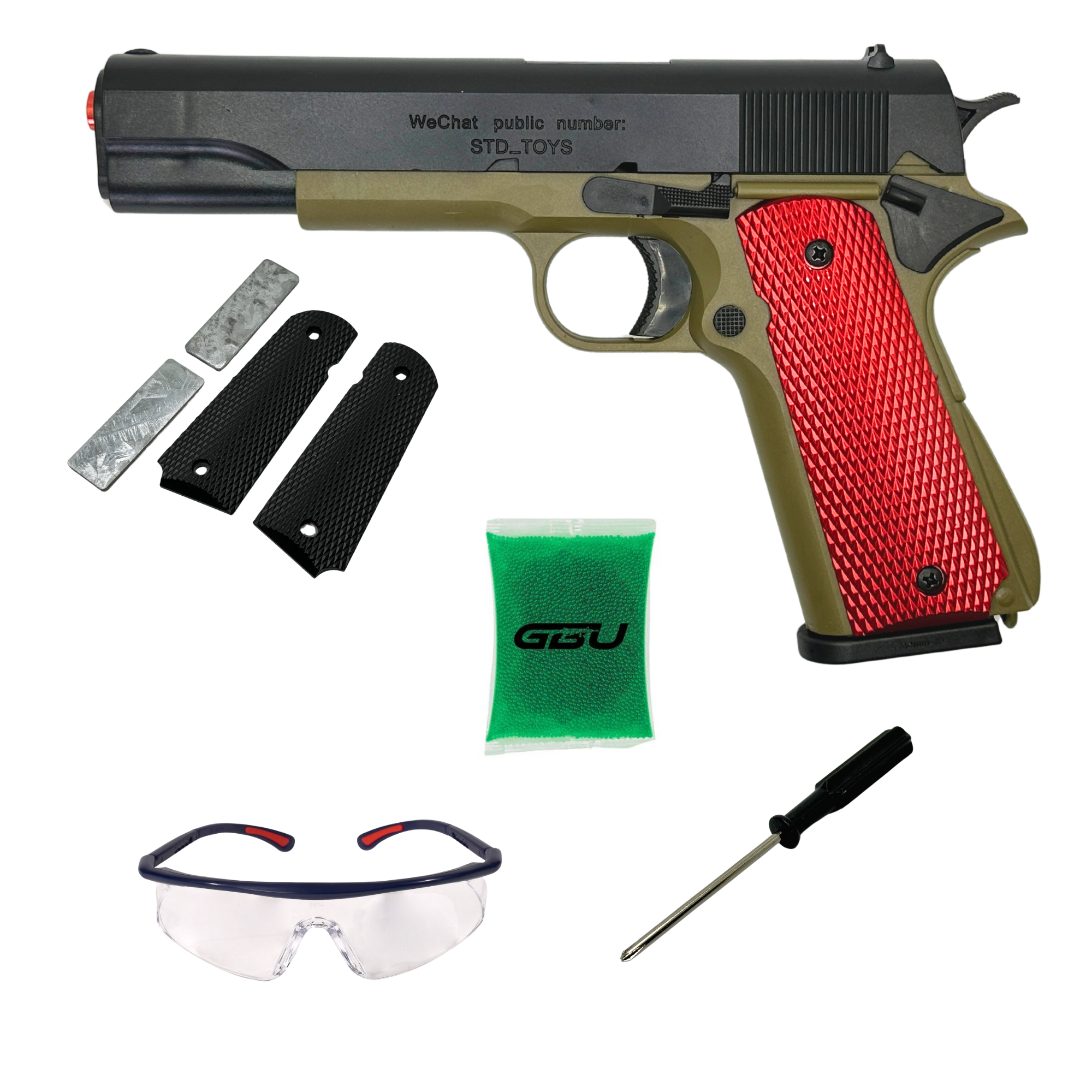 STD Doug Colt 1911 Manual Pistol - Gel Blaster – Custom Gel Blasters