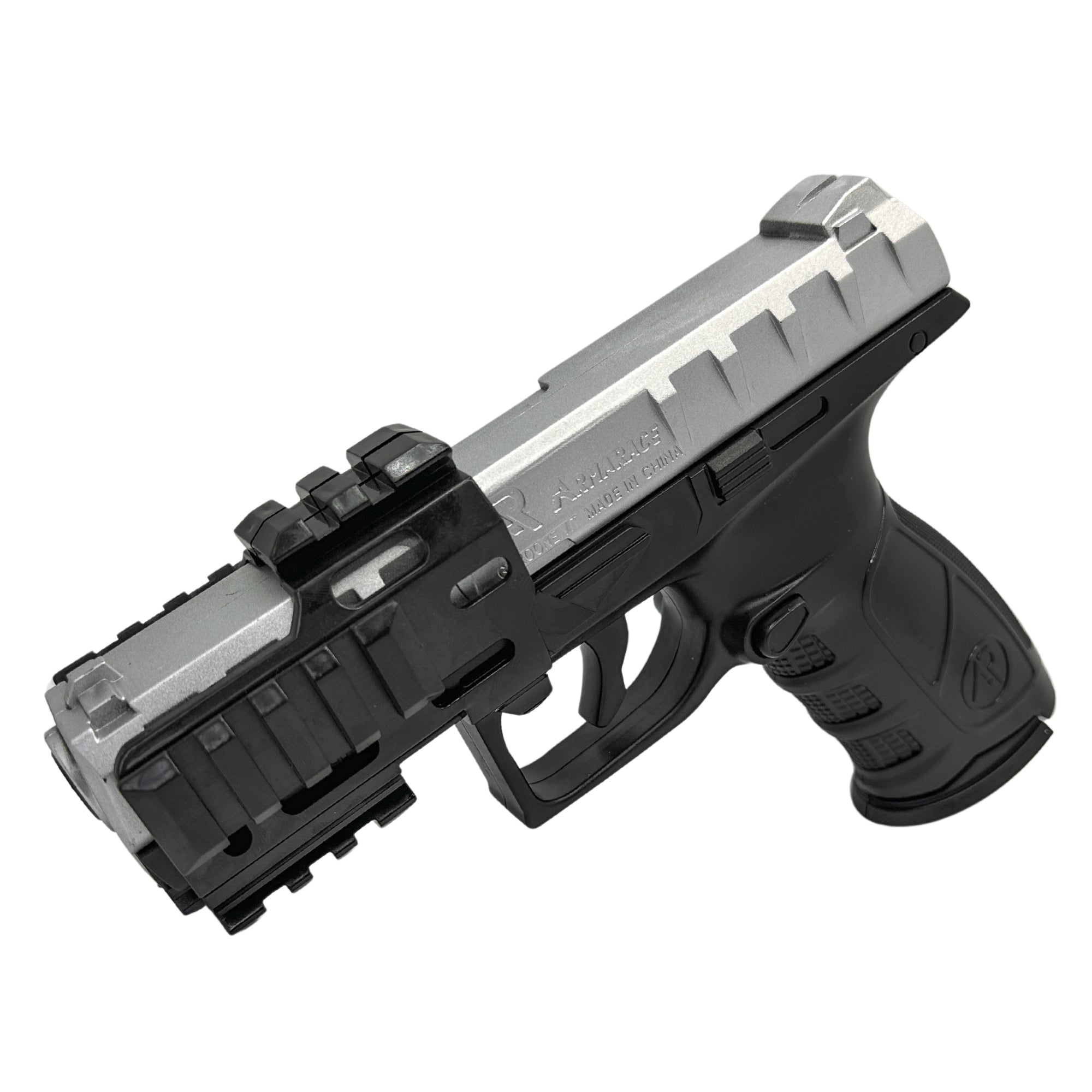 Silver APX Beretta Manual Pistol - Gel Blaster – Custom Gel Blasters