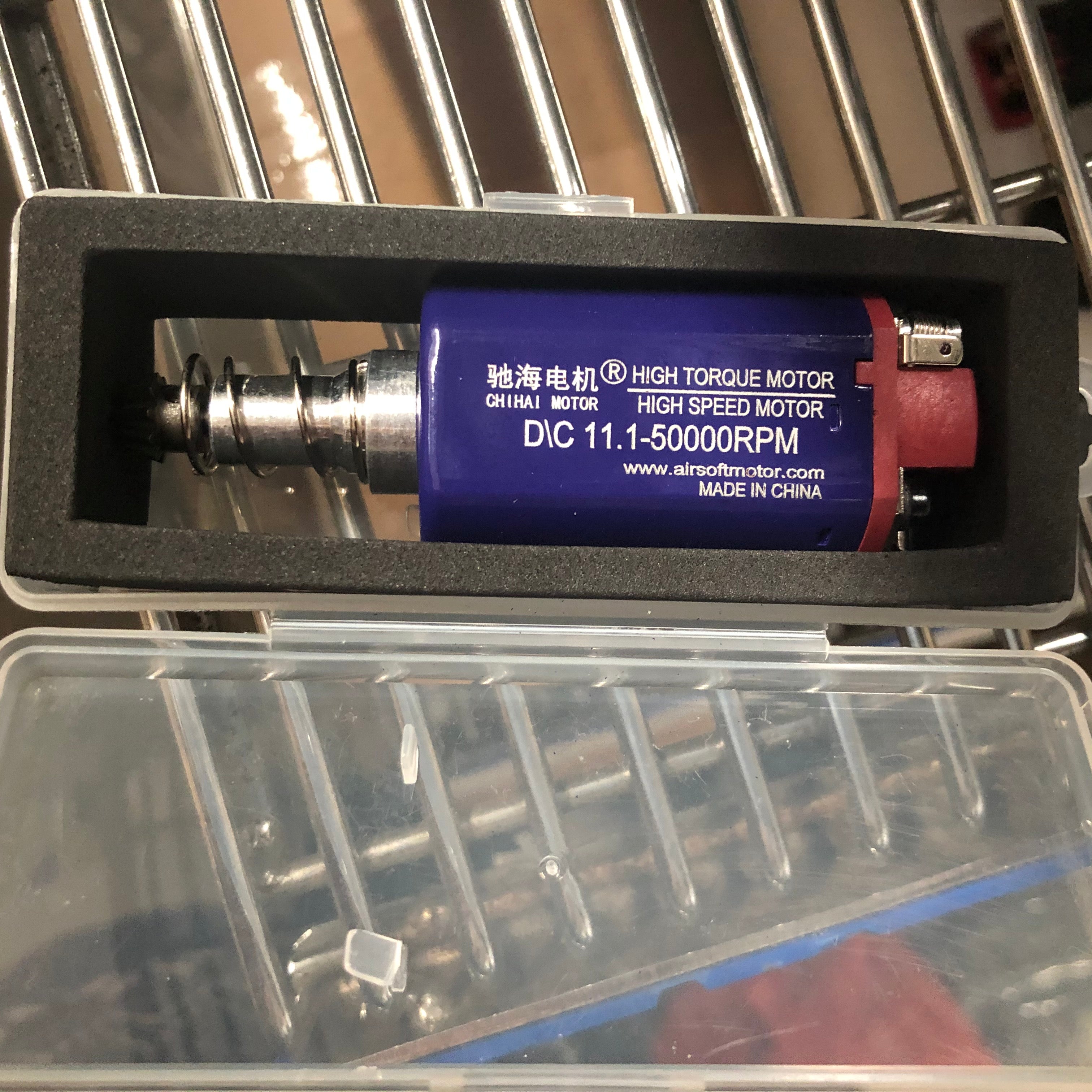 ChiHai High Torque Motor 50000RPM 480 Long -Blue – Custom Gel Blasters