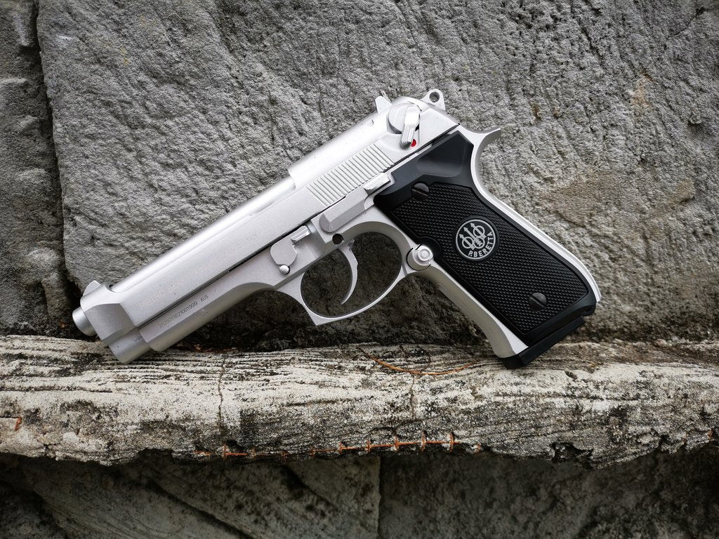 Beretta M92 FS Gel blaster CO2 POWERED (Silver) – Custom Gel Blasters