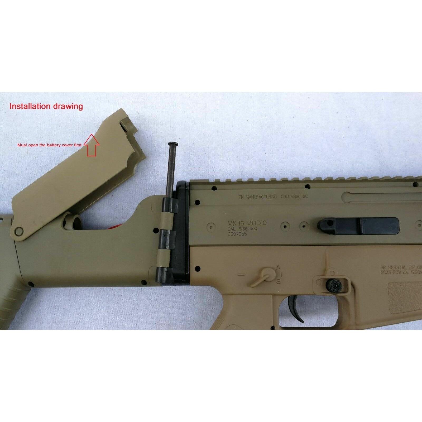 Jinming Gen8 SCAR V2 Gel Blaster with Upgraded Nylon Gearbox – Custom ...